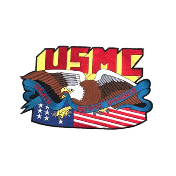 Accessories | Unisex Usmc Death Before Dishonor Eagle Flag 115x75 ...